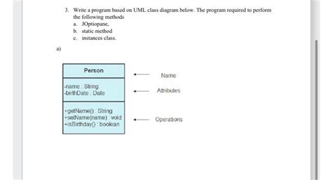 Solved Write A Program Based On UML Class Diagram Below Chegg