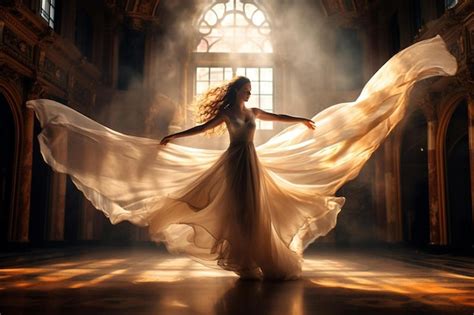 Premium Ai Image The Girl In The Yellow Dress