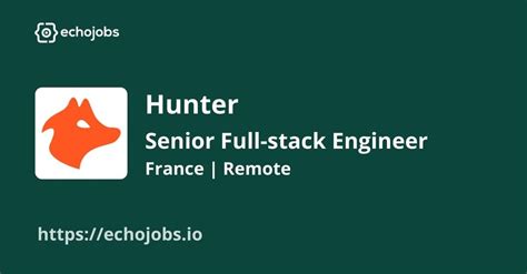 Hunter Is Hiring Senior Full Stack Engineer Usd 80k 80k Remote Css Api Laravel Django React
