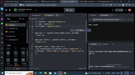 Basic Node And Express Use The Env File Javascript The Freecodecamp Forum