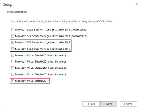 How To Install Apexsql Add Ins And Integrate Into Host Environments Eg