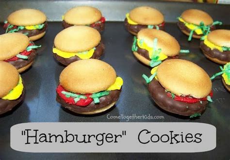 Hamburger Cookies Vanilla Wafers Keebler Grasshopper Cookies For