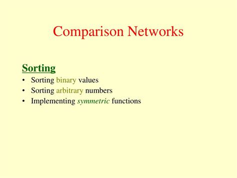 Ppt Comparison Networks Powerpoint Presentation Free Download Id2338928