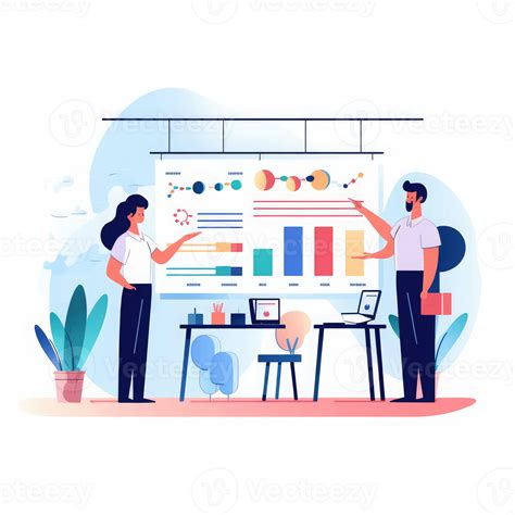 Business Team Preparing Data Analytics Presentation Ai Generated