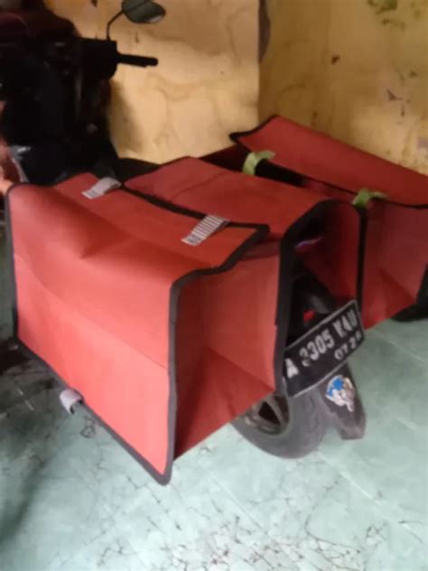 Tas Motor Tas Obrok Bronjong Motor Keranjang Motor Bahan Liner Kuat Dan Mudah Dilipat