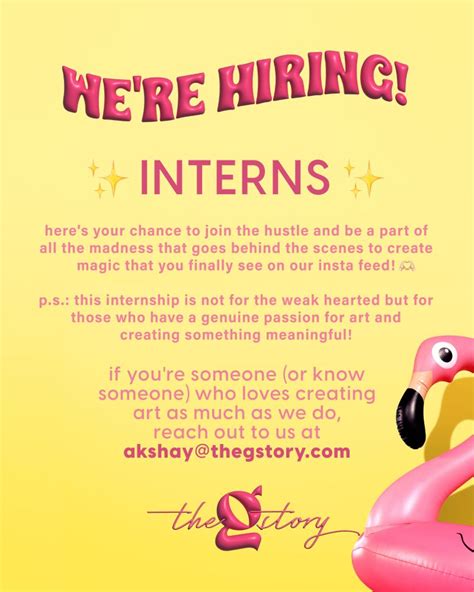 The G Story On Linkedin Hiring Hiringpost Interns Internship Hiringinterns