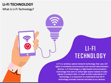 Li Fi Technology PowerPoint And Google Slides Template PPT Slides
