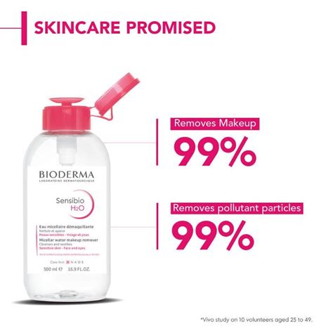 Buy Bioderma Micellar Water Sensibio H2o With Cucumber Extract Removes