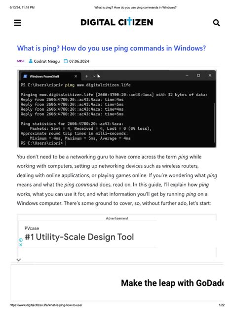 How Do You Use Ping Commands In Windows Pdf