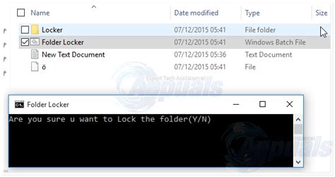 How To Lock A Folder In Windows And Appuals