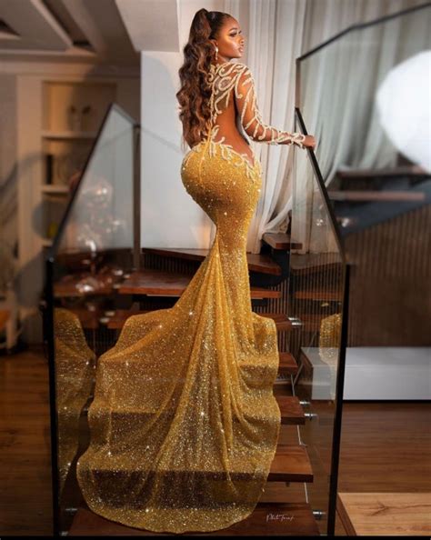 Gold Prom Dresses With Sleeves