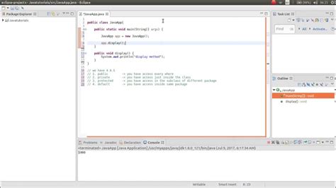 java tutorial for beginner part 23 access specifier youtube