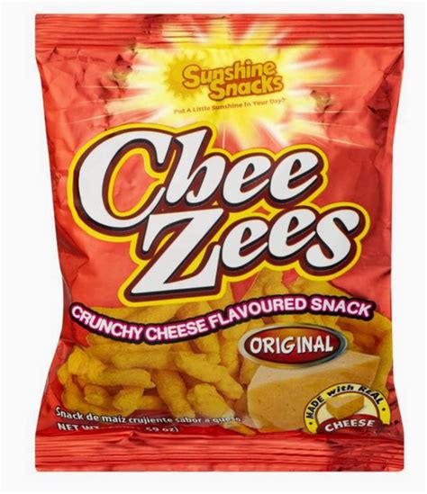 Chee Zees Crunchy Cheese Flavoured Snacks Neymarfarm