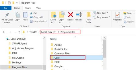 حذف کامل CorelDRAW از ویندوز