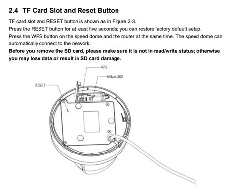 Manual Reset Of Ptz Camera Sd29204s Gn W Visiotech