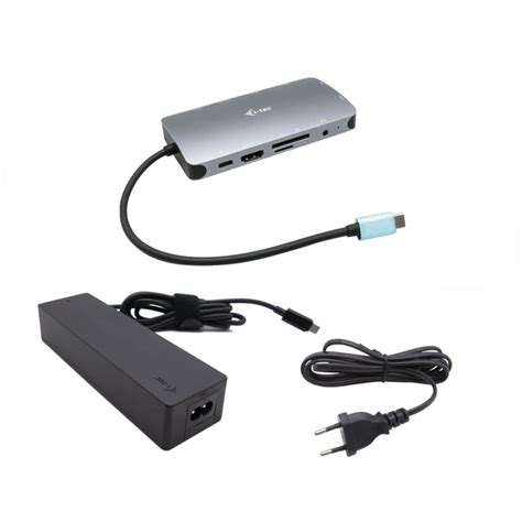 I Tec Metal Usb C Nano Dock Hdmi Vga With Lan Charger 100w I Tec