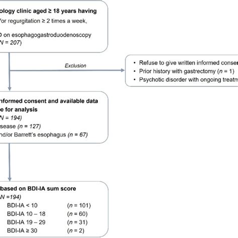 Revised Becks Depression Inventory Scores Bdi Ia According To Gender
