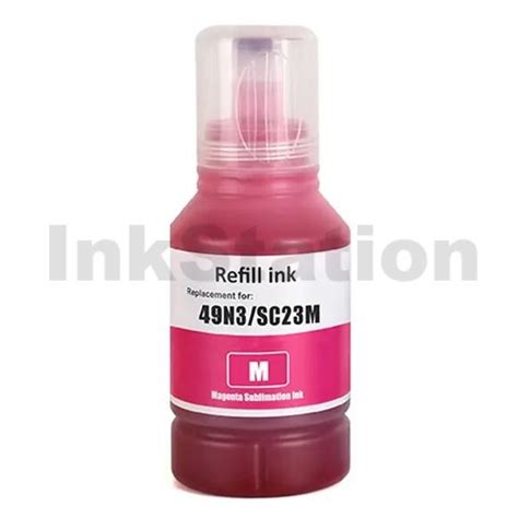 Epson T49N Magenta Compatible Sublimation Ink Bottle C13T49N300 140ml Ink Cartridges InkStation