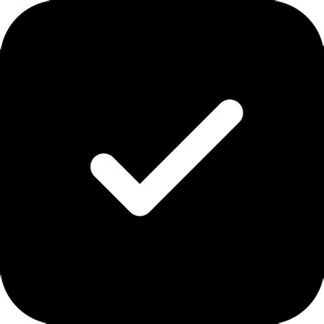 Checkmark Square Icon Svg Png Free Download