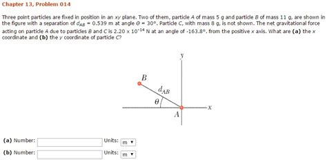 Solved Chapter Problem Three Point Particles Are Chegg
