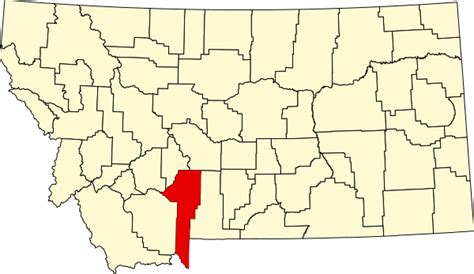 Map Of Gallatin County Montana