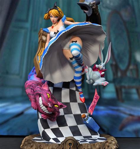 Alice Falling Nfsw Stl 3d Print Files Sexy Art Art Reference Print