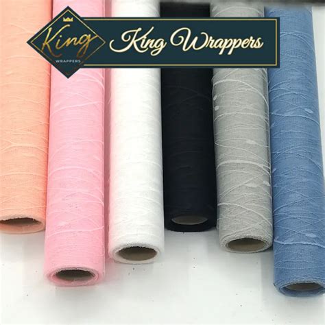 Wrapping Mesh Leaf Design Flower Bouquet Wrapping Mesh Floral Wrapper