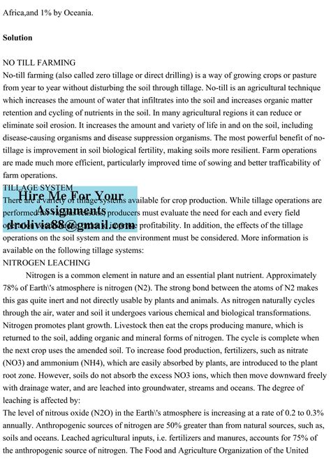 No Till Farmingno Till Farming Also Called Zero Tillage Or Directpdf