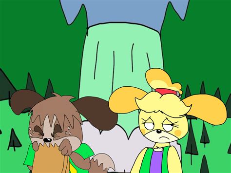 Isabelle And Digby At Funtron Falls By Elijahtainocintron On Deviantart