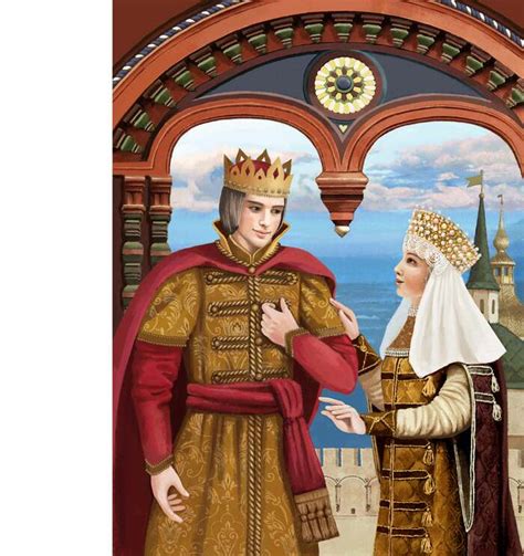 Иллюстрация Сказка о царе Салтане Для издательства