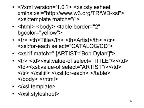 Ppt Xslt Xml Stylesheet Transformation Powerpoint Presentation