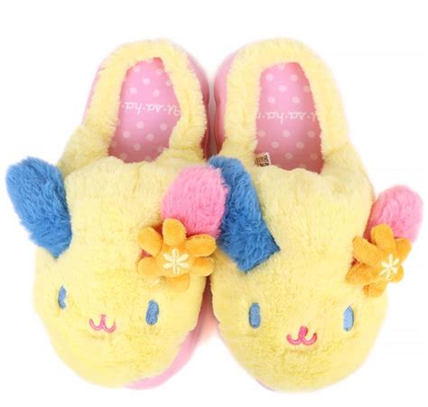 Sanrio Original Usahana Fluffy Room Slippers I Love My Kitty Shop