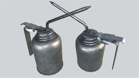 오일 캐니스터 컬렉션 Pbr 3d 모델 10 3ds Dae Fbx Obj Max Unitypackage