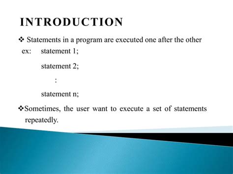 Loops In C Programming Ppt