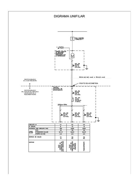 Diagrama Unifilar Ejemplo 1 Rev A Pdf