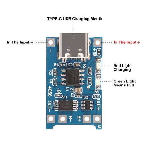 Snapklik Com AITRIP Pcs TP Type C USB V A Lithium Battery Charger Module