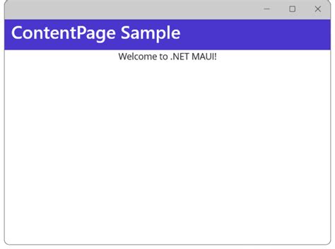 Net Maui ページ Contentpage を追加する Hirosnet Blog