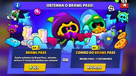 Comprei O Brawl Pass Do Cordelius Liberei 4 Brawlers Brawl Stars