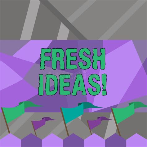 Word Writing Text Fresh Ideas Business Concept For Thought Or Suggestion As To A Possible