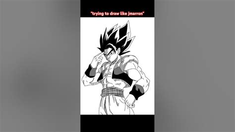 Trying To Draw Like Jmarron Anime Manga Artoftheday Shorts Youtube