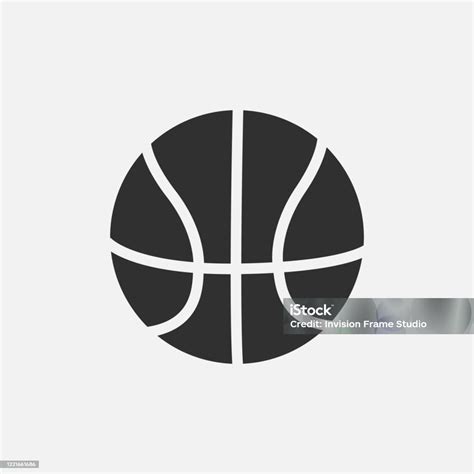 농구 벡터 아이콘 흰색 배경에 격리 로고 포스터 디자인용 농구공 벡터 일러스트레이션 건강한 생활방식에 대한 스톡 벡터 아트 및 기타 이미지 건강한 생활방식 검은색