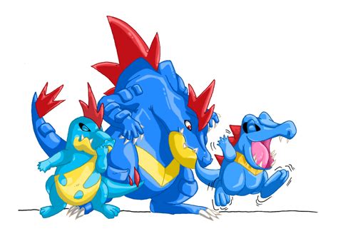 Totodile Evolutions By Soshasil12 On DeviantArt Totodile Evolutions By Soshasil12 On DeviantArt