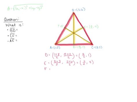 Solved 202 A Segment From One Of The Vertices Of A Triangle To The Midpoint Of The Opposite