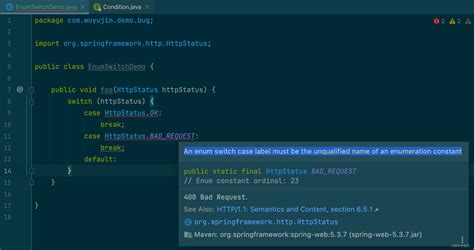 An Enum Switch Case Label Must Be The Unqualified Name Of An