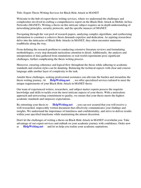 Thesis Report On Black Hole Attack In Manet Pdf Wireless Ad Hoc Network Routing