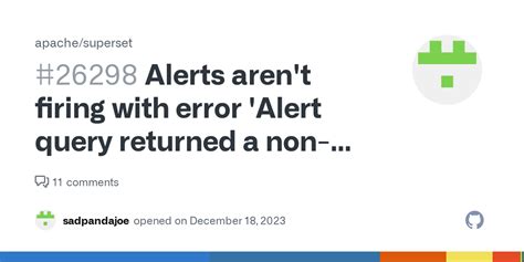Alerts Arent Firing With Error Alert Query Returned A Non Number Value When Returning A Date