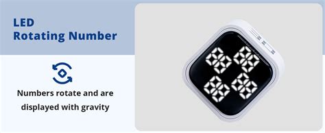 Amazon Com Productivity Timer Flip Gravity Sensor Cube Timer Countdown Countup Mute Vibrate