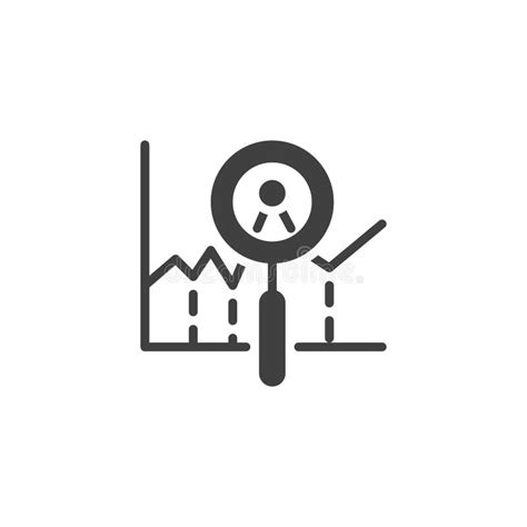 Investment Analysis Vector Icon Stock Vector Illustration Of Business