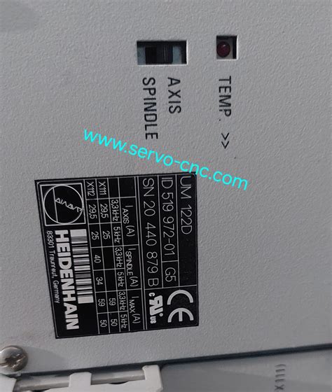 Um122 Um 122d Hidenhain بورس قطعات و لوازم Cnc