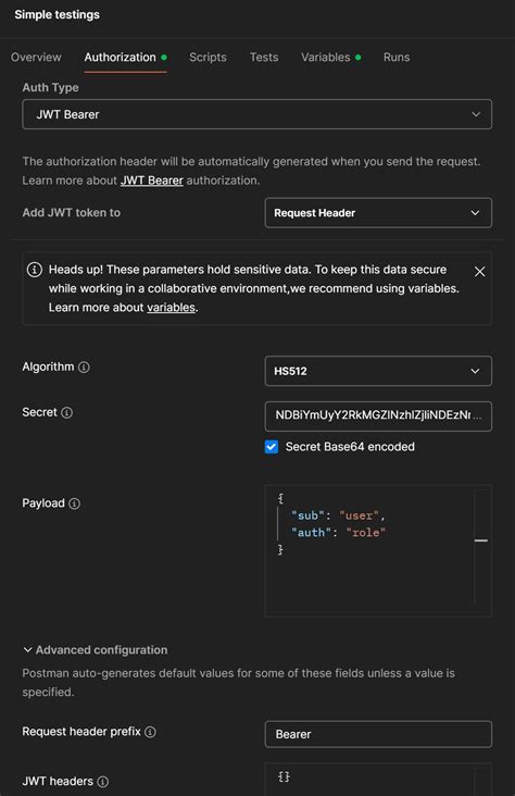 Jhipster Authentication Using Postman And Jwt Stack Overflow